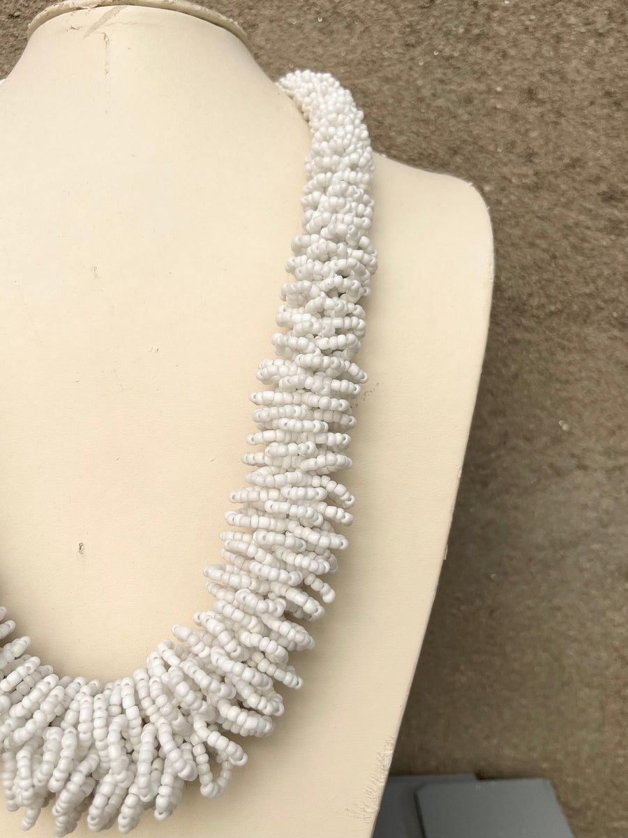 Chunky Hand Strung Bead Necklaces (color options) – Custard Boutique